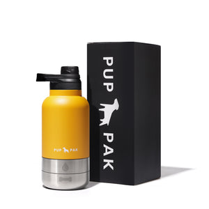 Pup Pak® Dog Water Bottle w/ Detachable Bowls